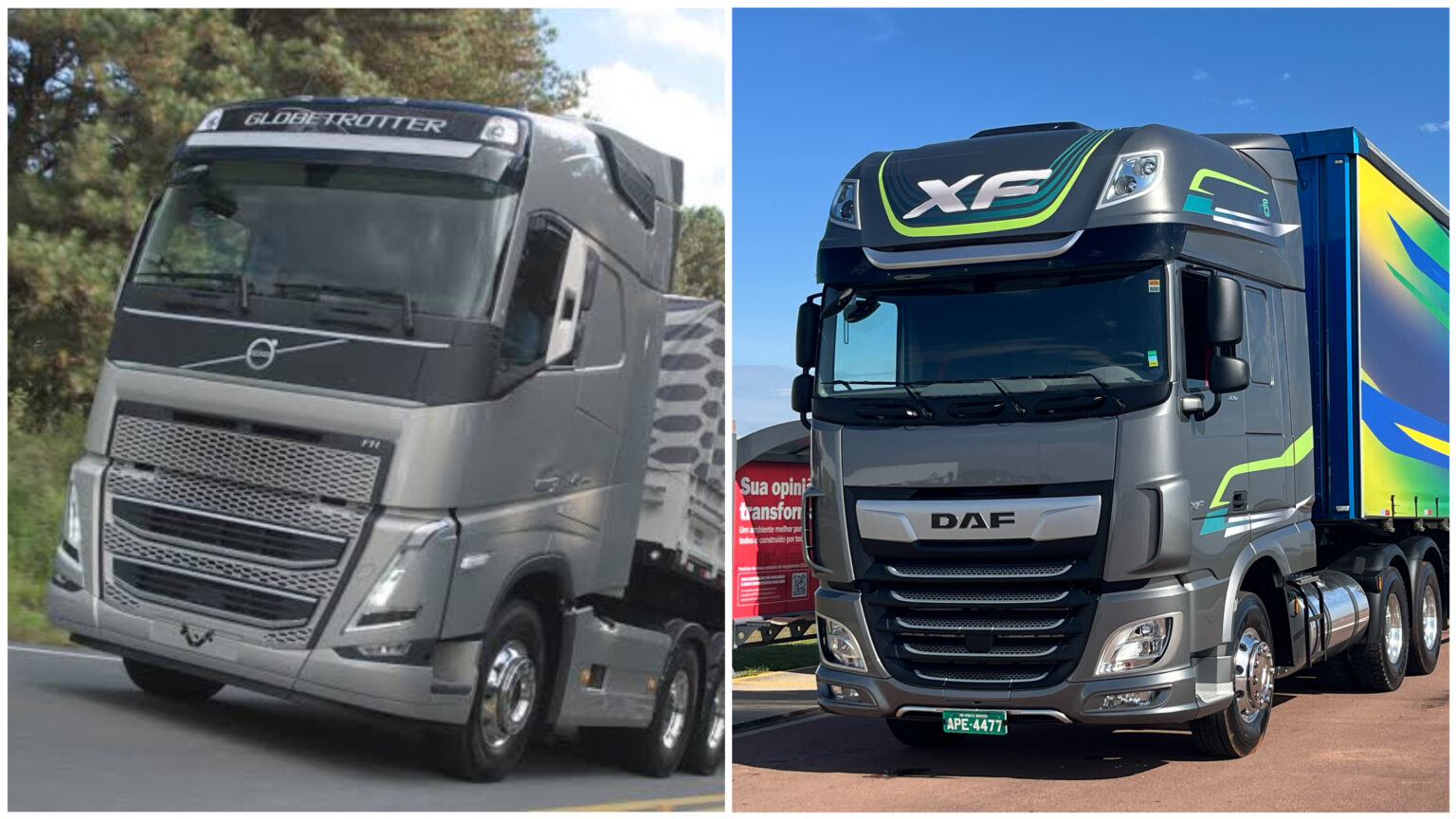 Caminhões Volvo FH 540 e DAF XF 530 dominam vendas; veja o ranking