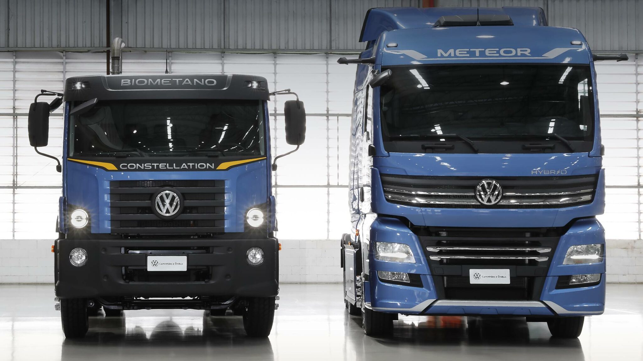 VWCO apresenta Constellation movido a biometano e Meteor híbrido na ...